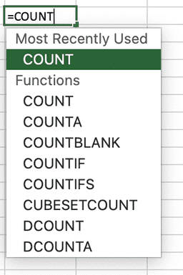 Count All the Things | Spreadsheets Made Easy