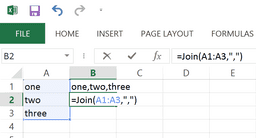 How to Join Cells In Excel with a Comma (or other delimiter ...